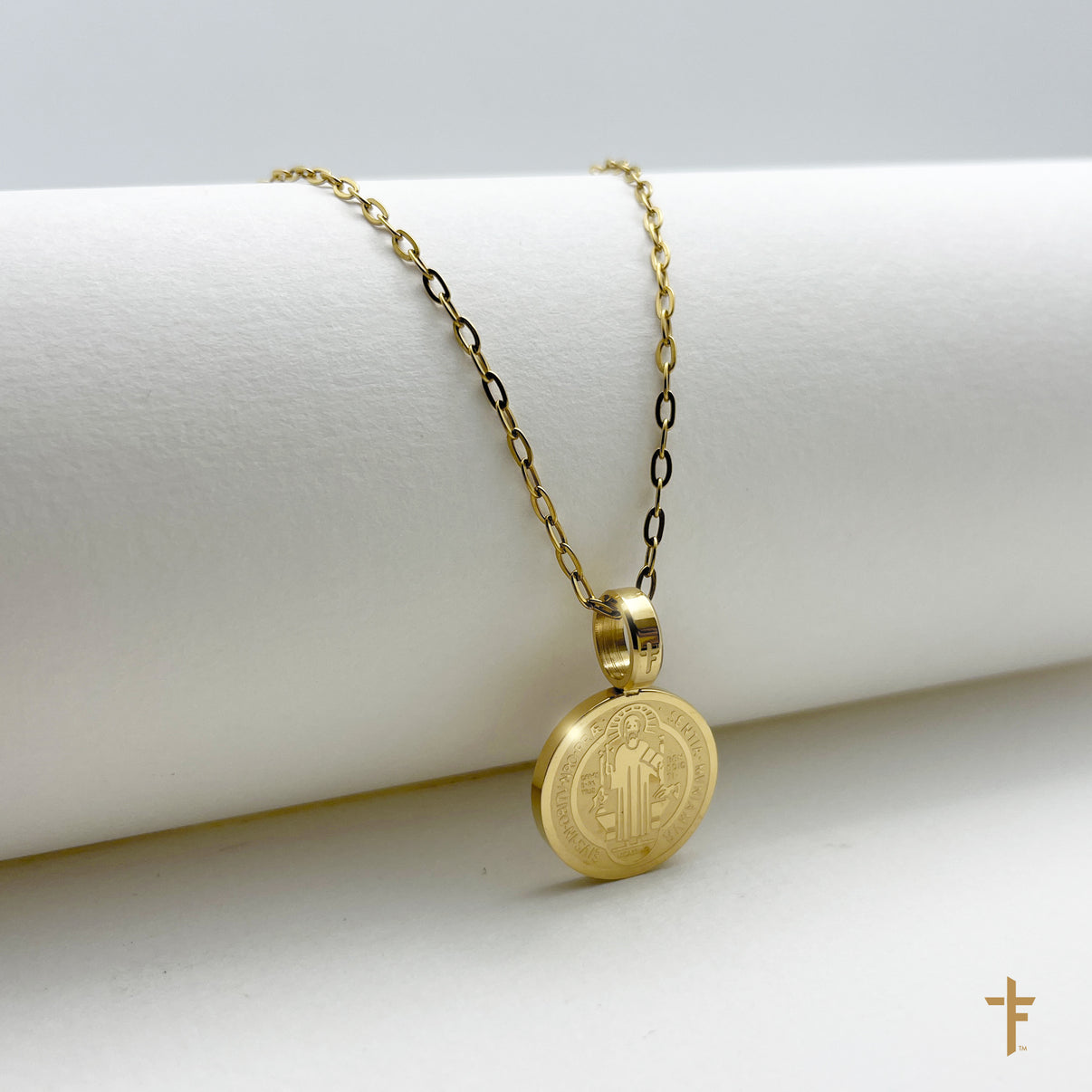 Saint Benedict Necklace (Minimalist) – FAITHLIFT